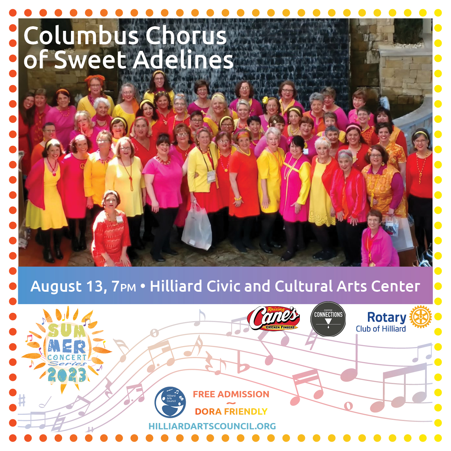 Summer Concert Series: Columbus Chorus of Sweet Adelines | Hilliard ...